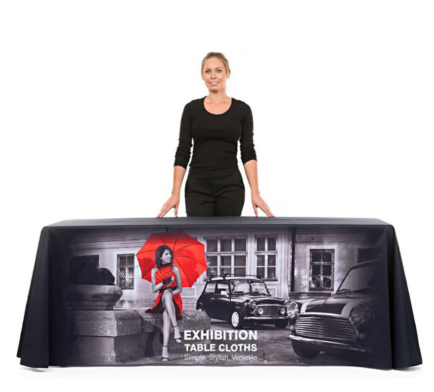 6ft Branded Table Cloths - Bespoke - Full Colour - Washable